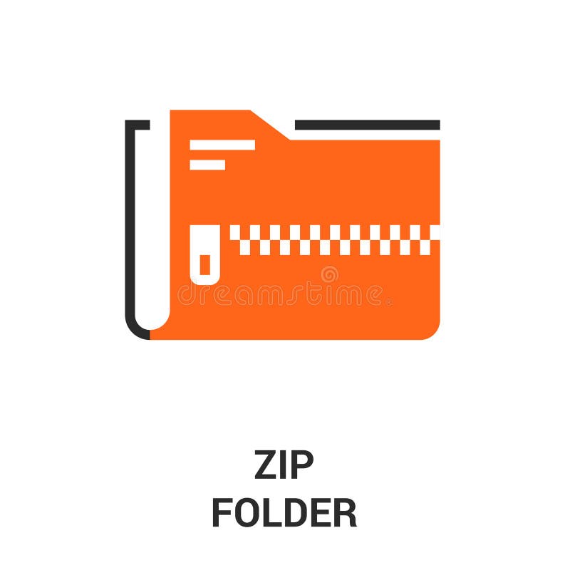 Zip folder icon stock vector. Illustration of archive - 78875072 Zip folder icon stock vector. Illustration of archive - 78875072