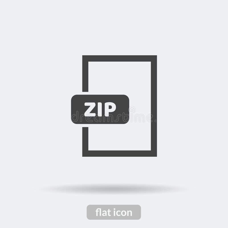 Zip Icon, Vector is Type EPS10 Stock Vector - Illustration of document ...