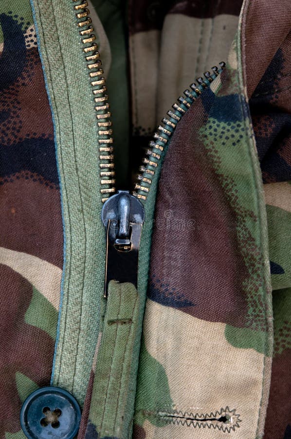 Zip on jacket stock image. Image of environment, green - 58669551