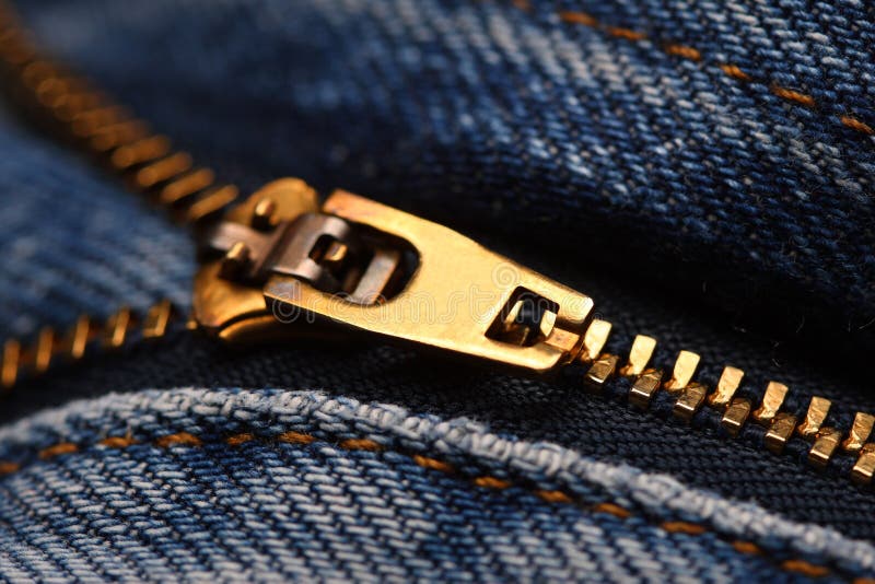 Zip jeans detail stock image. Image of cloth, colour, jeans - 7351473