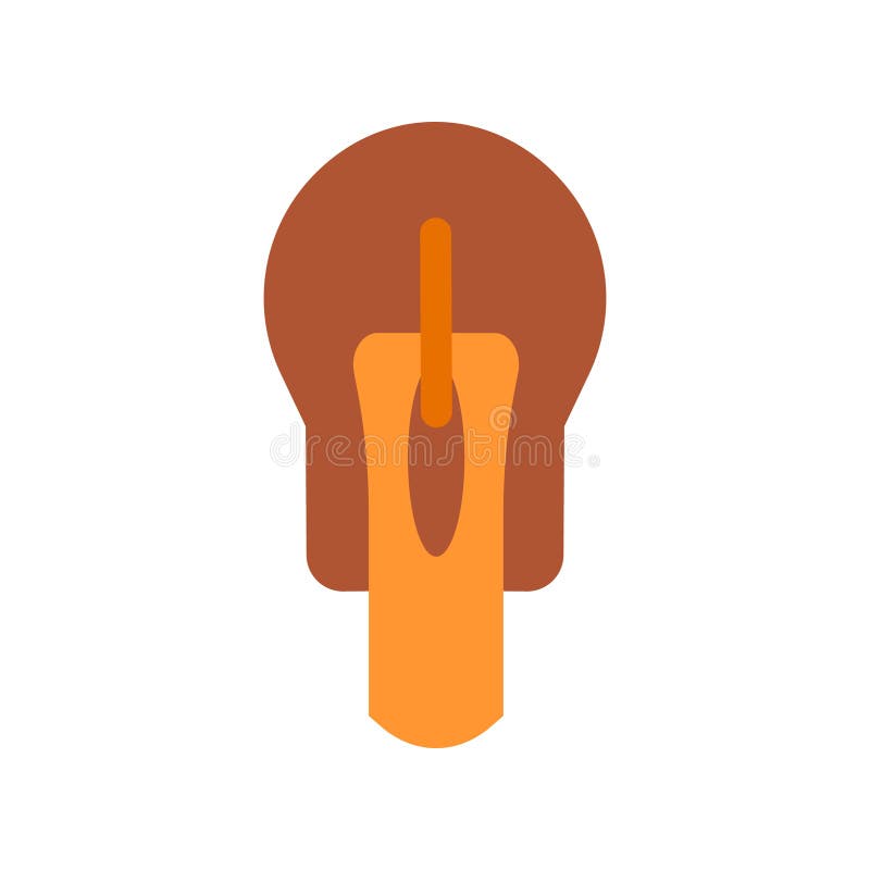 Zip Pull Icon. Slide Fastener. Zipper Slider. Clothing Accessories ...