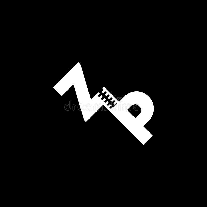 Zip Security Logo Concept Design Stock Illustration - Illustration of ...