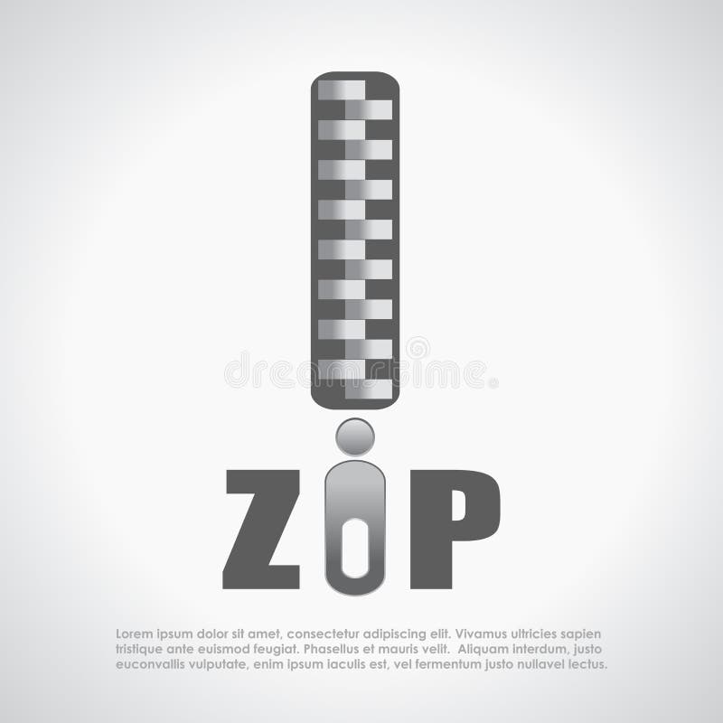 Zip symbol stock vector. Illustration of symbol, poster - 33001904