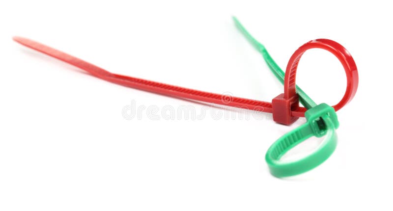 Zip tie stock image. Image of green, object, fastener - 22480963