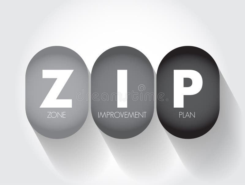 ZIP - Zone Improvement Plan the Acronym To Indicate that Mail Travels ...