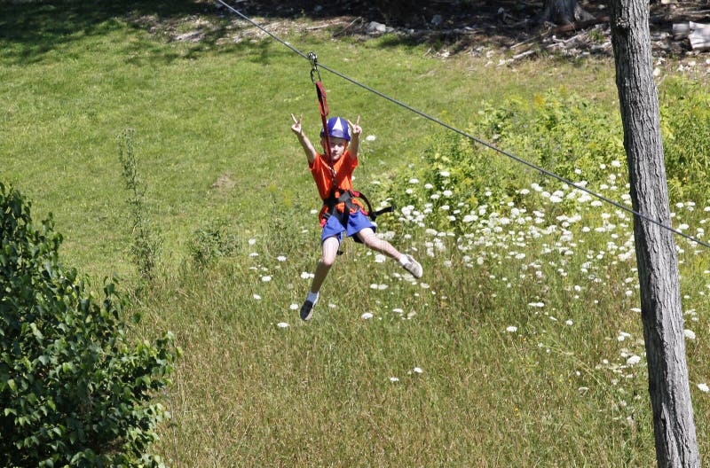 Zipline Adventure editorial photography. Image of cable - 33089677