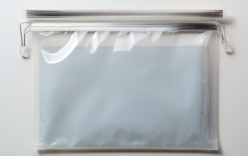 Ziplock Bag on a See-through Background Stock Illustration ...