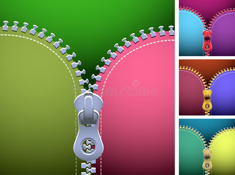 Zipper Design, Vector Illustration. Stock Vector - Illustration of ...