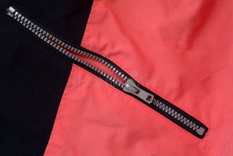 Zip stock image. Image of clothes, blue, close, open, background - 7850123
