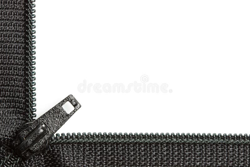 Zipper Border stock photo. Image of creativity, separation - 46321012