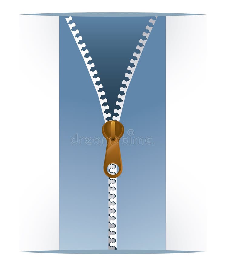 Zipper Design, Vector Illustration. Stock Vector - Illustration of ...