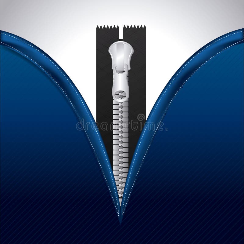 Zipper Design, Vector Illustration. Stock Vector - Illustration of ...