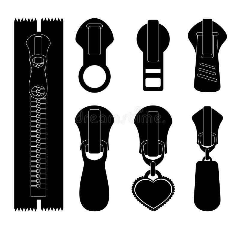 Zipper Design, Vector Illustration. Stock Vector - Illustration of ...