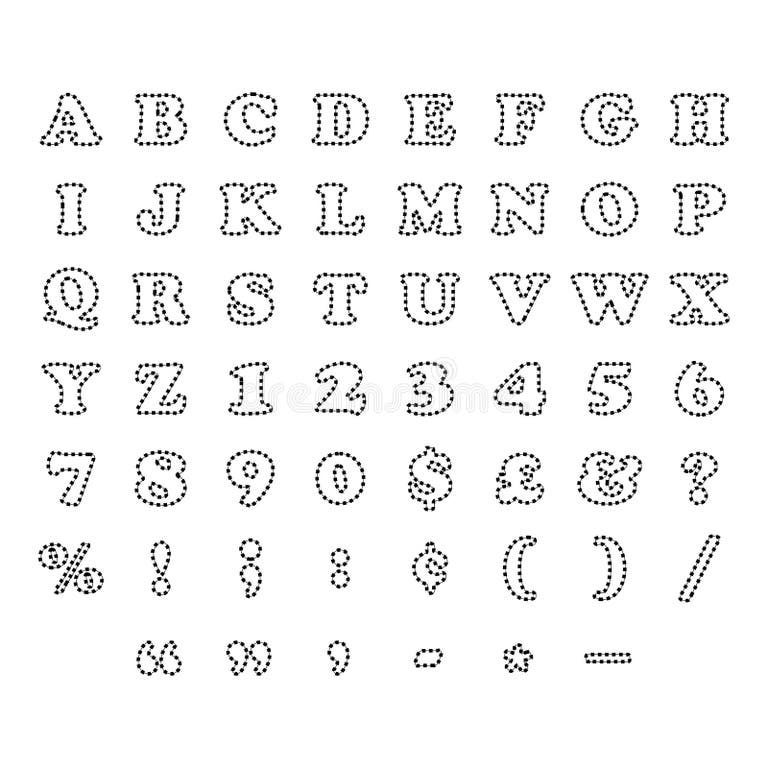 Zipper font set stock vector. Illustration of font, simple - 259522381