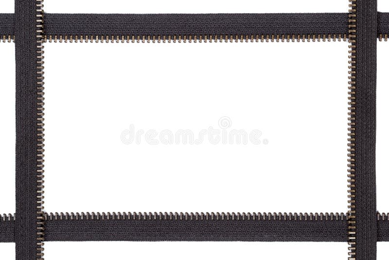 Zipper frame stock image. Image of connection, sequence - 33563047