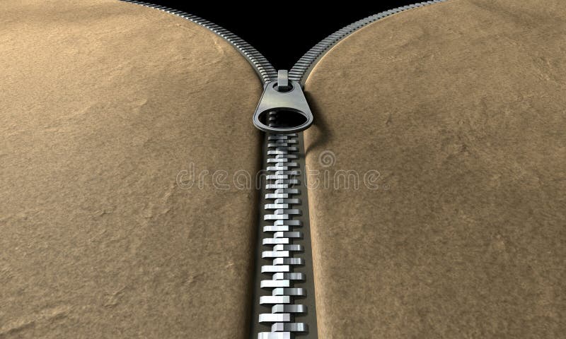 Zipper Front Perspective stock illustration. Illustration of ...