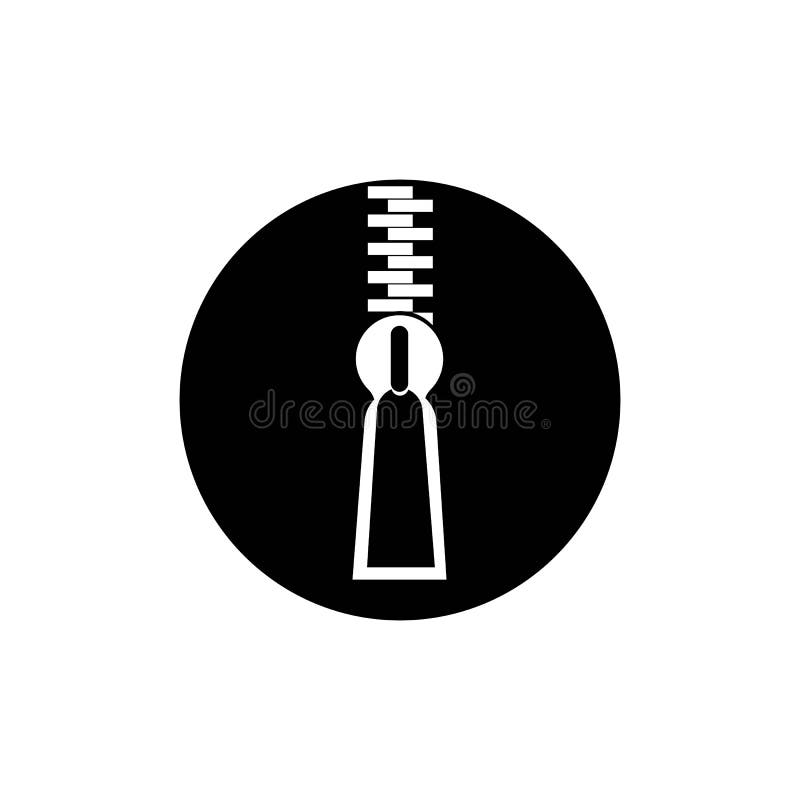 Zipper icon logo vector stock illustration. Illustration of connect ...