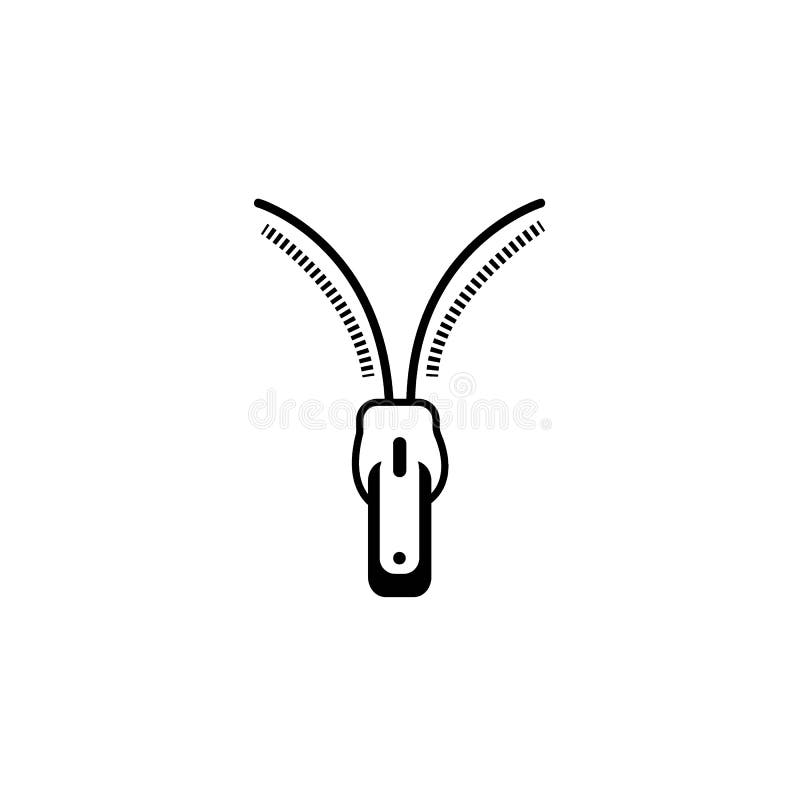 Zipper Icon Logo Vector Design Template Stock Illustration ...