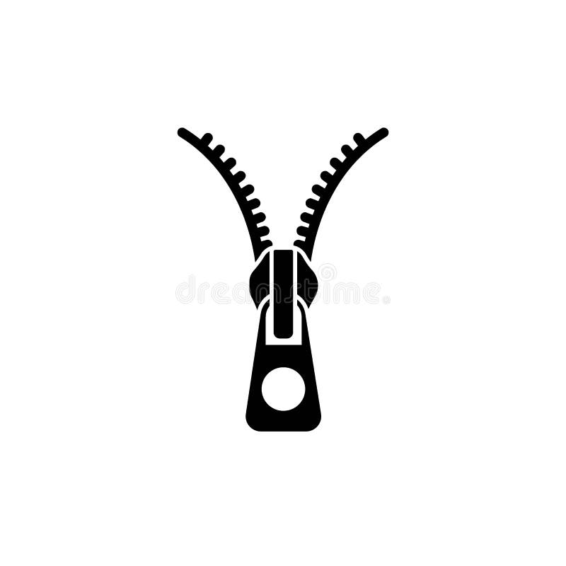 Zipper Icon Logo Vector Design Template Stock Illustration ...