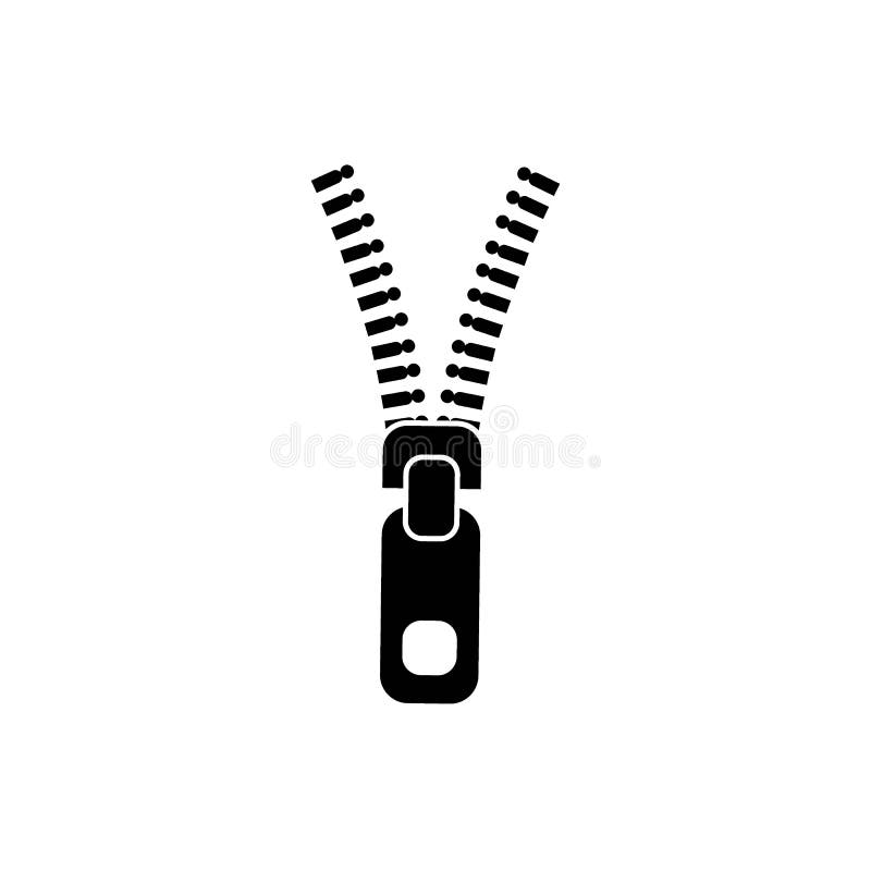 Zipper Icon Logo Vector Design Template Stock Vector - Illustration of ...