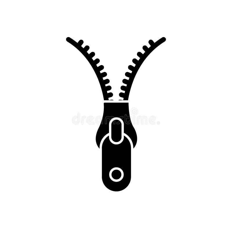 Zipper Icon Logo Vector Design Template Stock Illustration ...