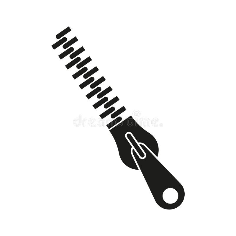Zipper Icon. Zip Fastener Icon. Vector Illustration. EPS 10 Stock ...