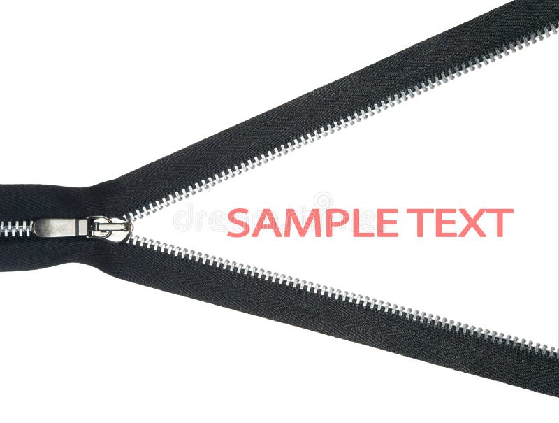 Silver zipper stock image. Image of tailor, fashion, isolated - 3099877