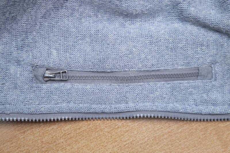 Zipper Lock on the Jacket.Replacing the Locks on the Jacket Stock Image ...