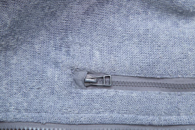 Zipper Lock on the Jacket.Replacing the Locks on the Jacket Stock Image ...
