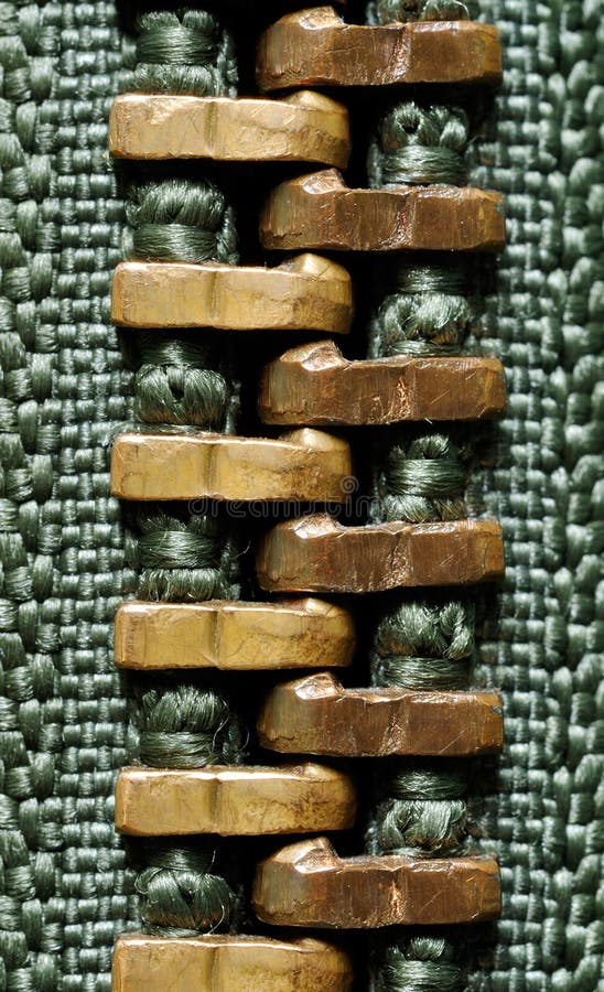Zipper macro stock image. Image of concepts, olive, fastening - 25394397