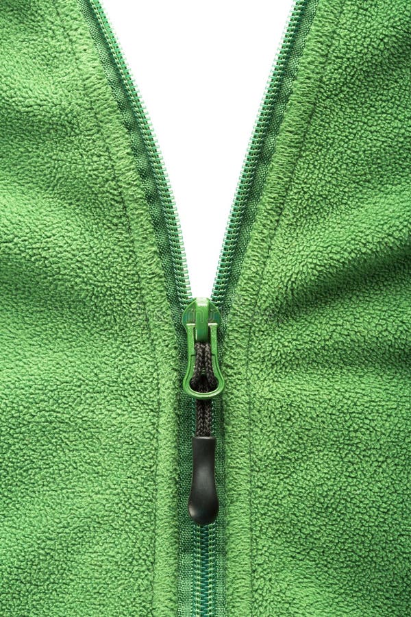 A Zipper Opening On A Bright White Background With Lots Of Negative ...