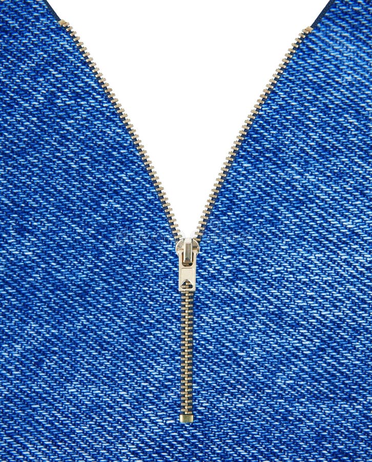 A Zipper Opening On A Bright White Background With Lots Of Negative ...