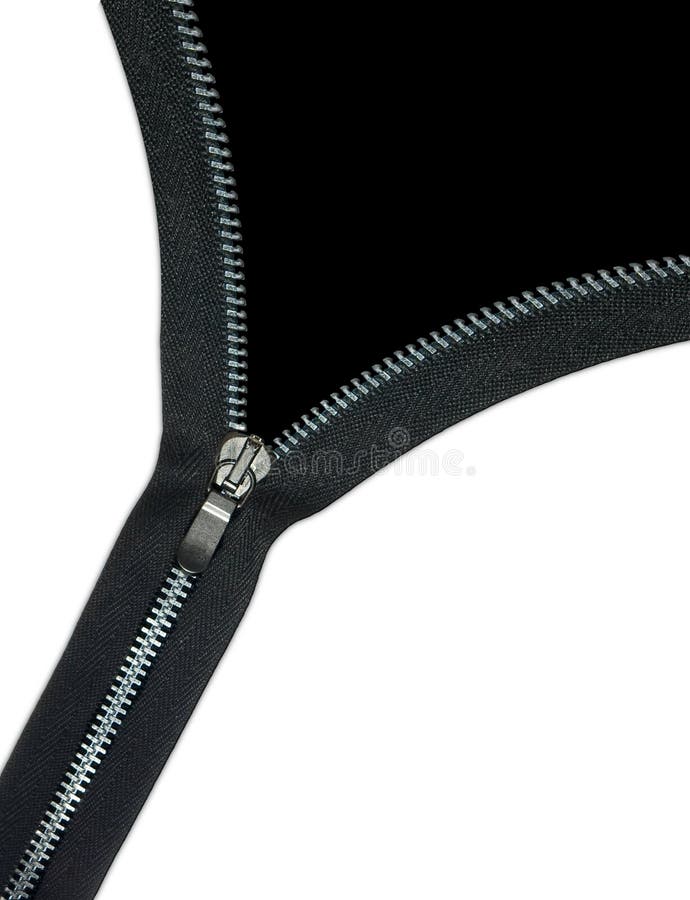 Zipper over black stock image. Image of metaphorical - 19323337