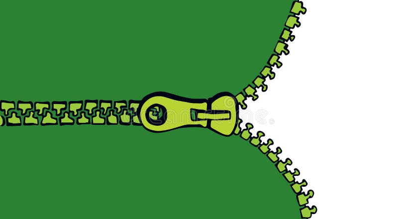 Animated Zipper