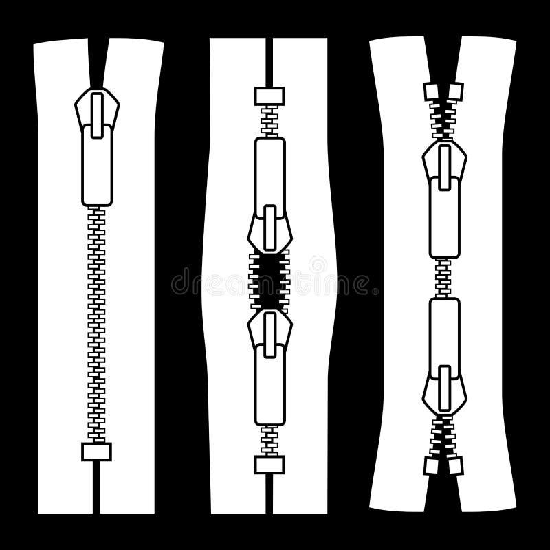 Zipper Types Stock Illustrations – 185 Zipper Types Stock Illustrations ...