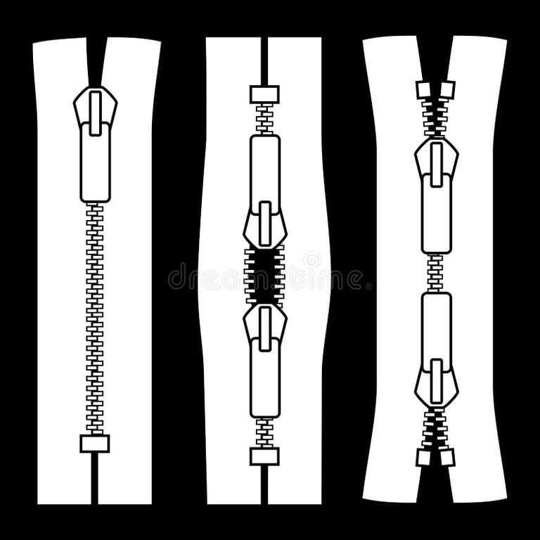 Zipper Types Stock Illustrations – 185 Zipper Types Stock Illustrations ...