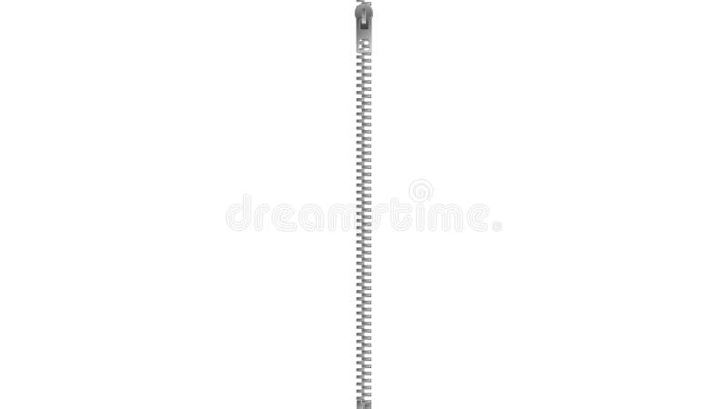 Zipper Zip Fastener Opening Animation. Stock Video - Video of cloth ...
