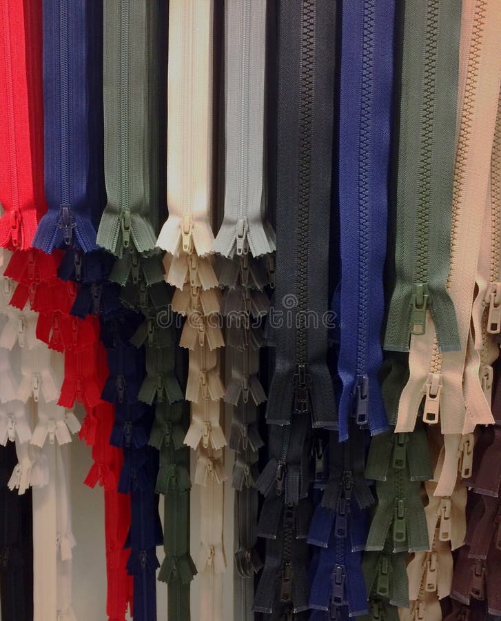 Zippers stock photo. Image of connection, insert, manufacture - 23656842