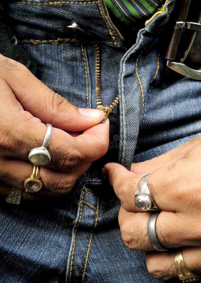 Zipping the pant stock image. Image of denim, button - 11280845