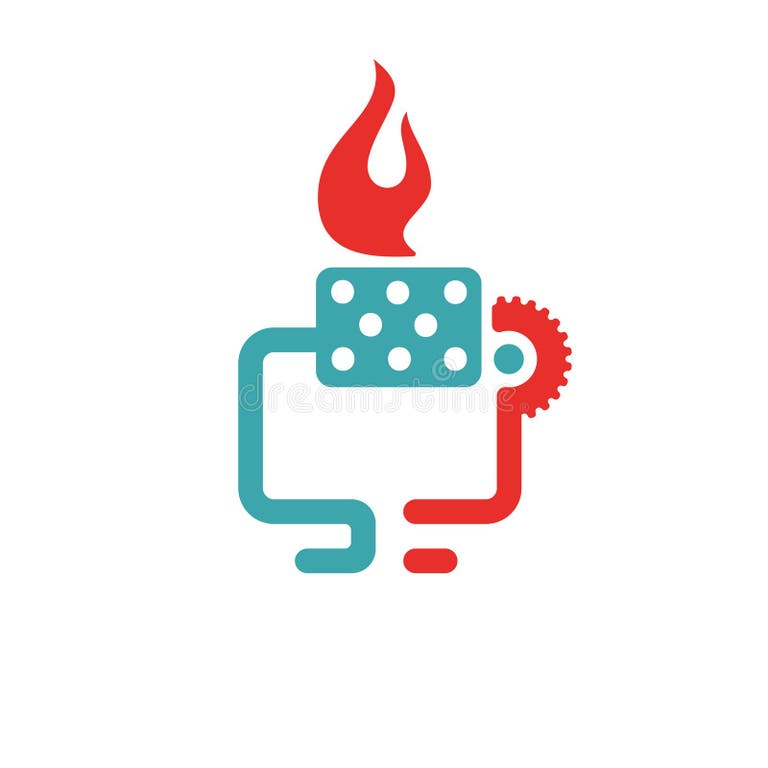 Zippo Vector Icon on Pc Laptop Vector Illustration. Stock Vector ...