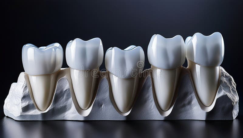 Zirconia Teeth Displayed in Elegant Setting Showcasing Dental Artistry ...