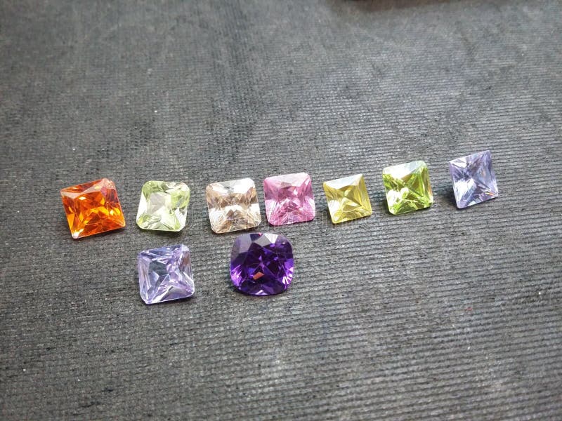 Zirconium different colors stock image. Image of shape - 112020827