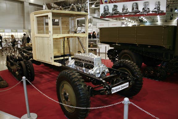 ZIS-42 truck editorial image. Image of bumper, moscow - 19056790
