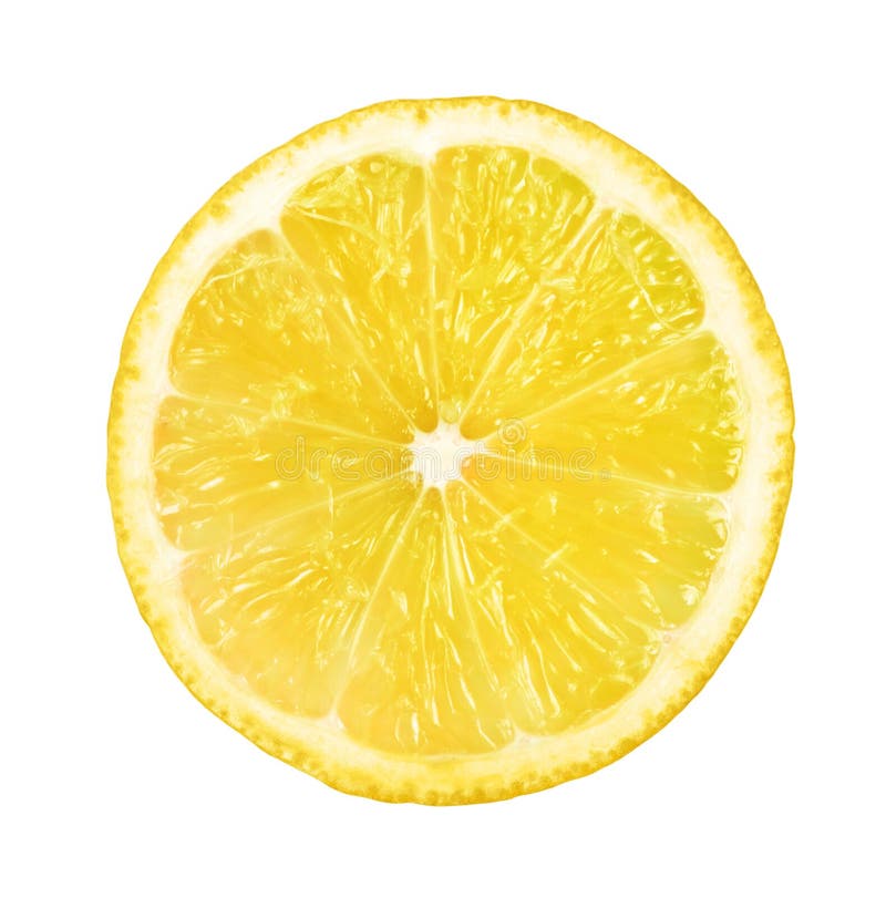 Zitrone-Scheibe stockbild. Bild von rund, nahaufnahme - 7566465