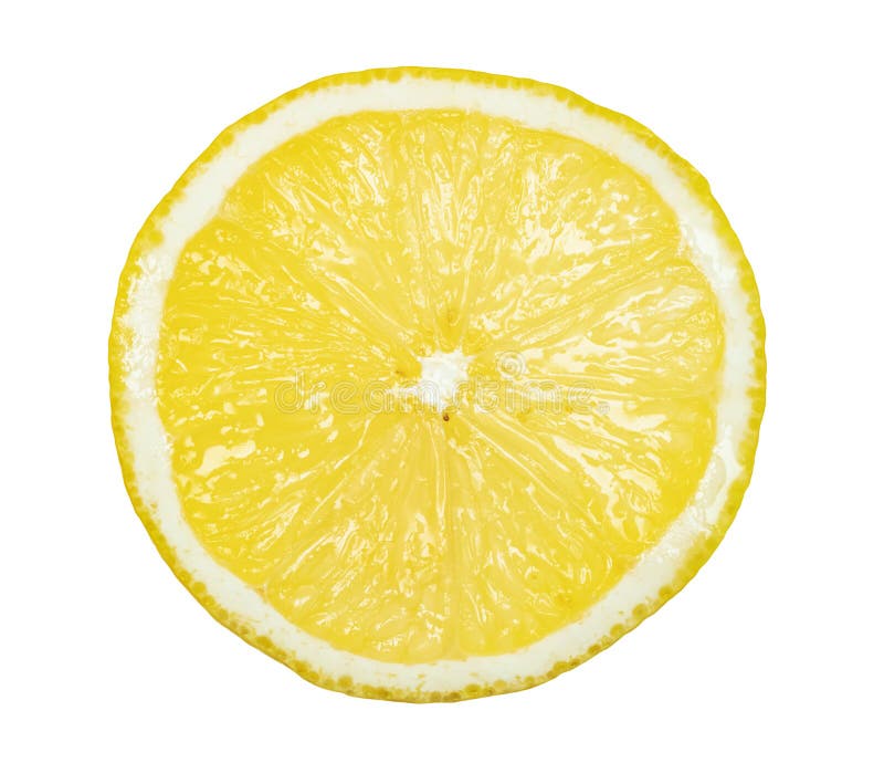 Halbe ZitronenZitrusfrucht Lokalisiert Auf Weiß Stockfoto - Bild von ...