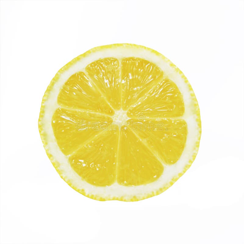 Zitrone-Scheibe stockbild. Bild von rund, nahaufnahme - 7566465