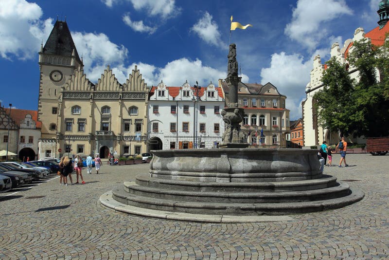 Zizka S Historic Square in Tabor, Czech Republic Editorial Photo ...