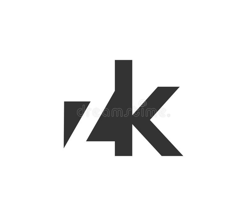 ZK Creative Geometric Initial Based Modern and Minimal Logo. Letter Z K Trendy Fonts Stock ...