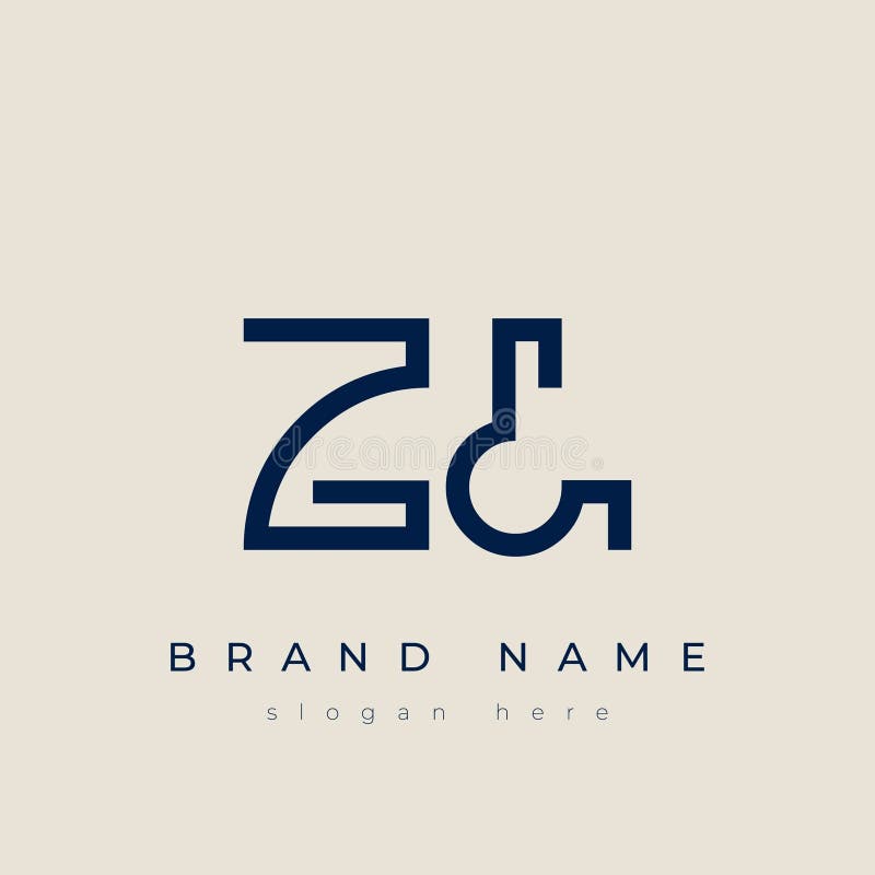 ZL Alphabet Letter Icon Logo Stock Vector - Illustration of letters ...
