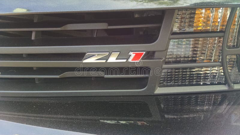 Zl1 editorial photo. Image of chrome, camaro, emblem - 52223116